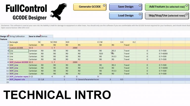 Tutorials – FullControl GCODE Designer
